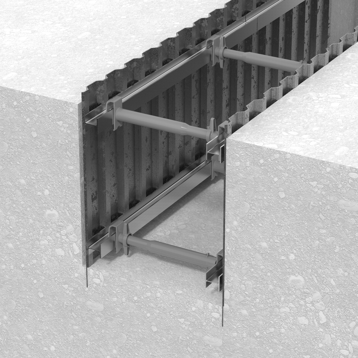 Codales para arriostramiento de entibaciones con perfiles de acero ...